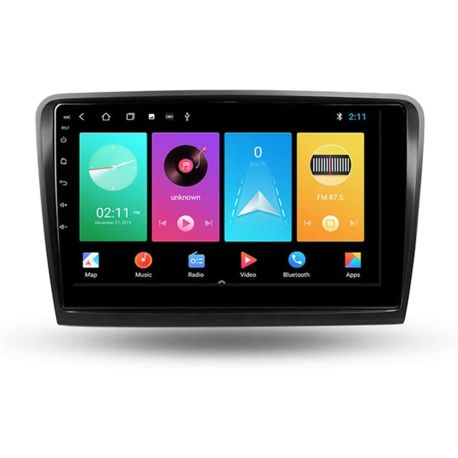 Auto Rádio Skoda Superb GPS Bluetooth USB Carplay & Android Auto 2008 ...